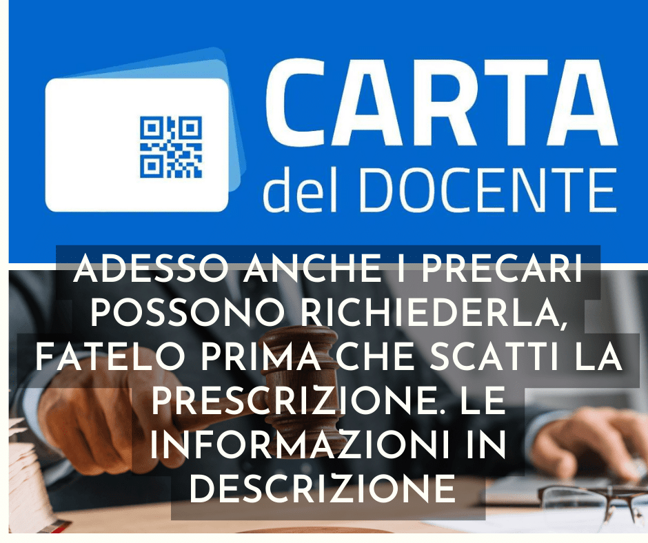 Carta del Docente 2026: conto alla rovescia. Quando arriva il bonus e ...